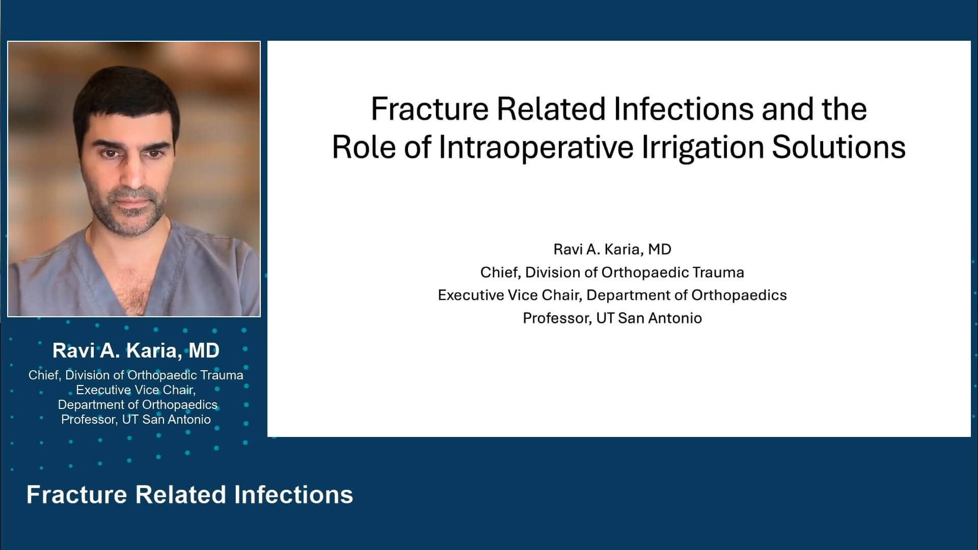OTA 2025 Part 2 of 3: Fracture Related Infections and the Role of ...